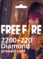 Free Fire2200+220 Diamonds card - DZAGAME